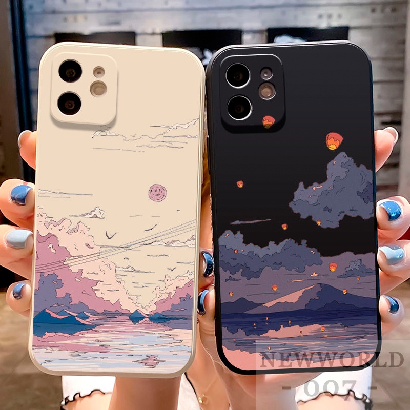 Casing OPPO A15 A15S A35 A16 A16S A94 A95 A74 A54 A3S A5S A7 A12 A12e A5 2020 A9 2020 Shockproof ...