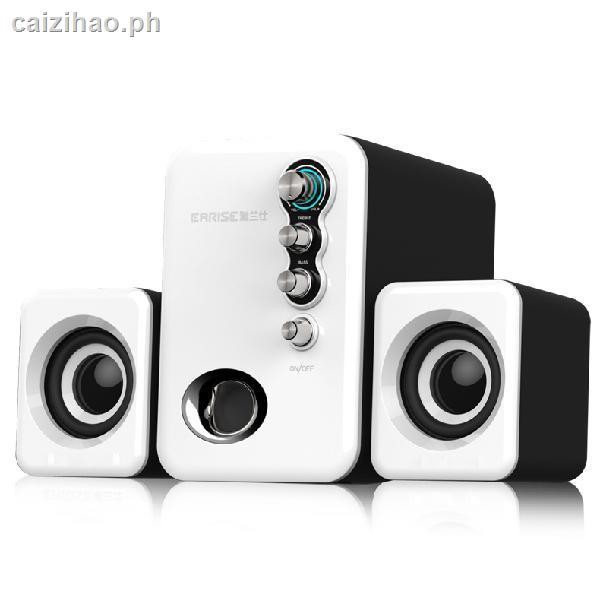 ♂EARISE Q8 audio computer desktop home small speakers mini super ...