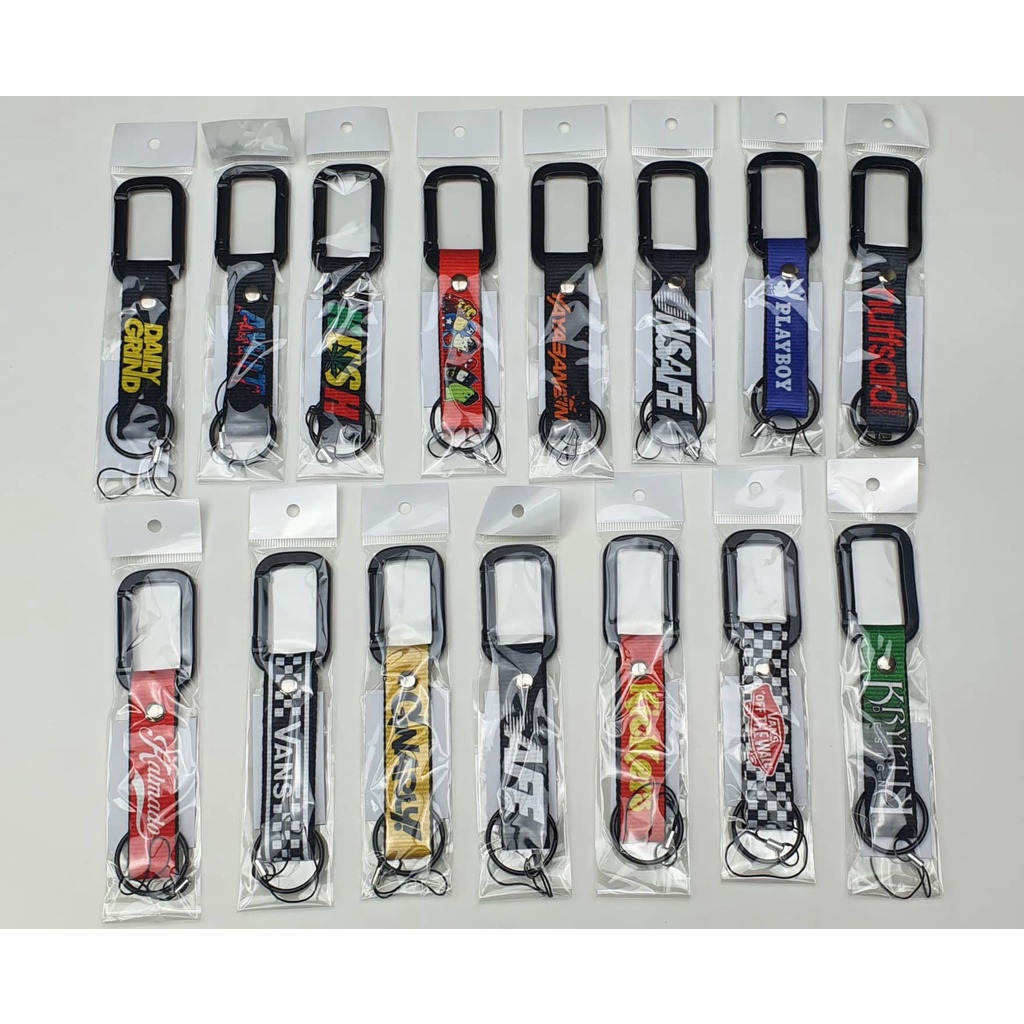 Key holder for motorcycle and car with carabiner and phone strap ...