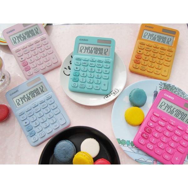CASIO Calculator MS-20UC Colorful Pastel 12-Digits | Shopee Philippines