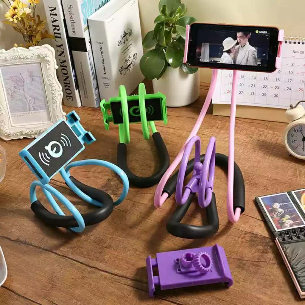 Neck Lazy Phone Holder Pod Pad Stand Phone & Tablet | Shopee Philippines