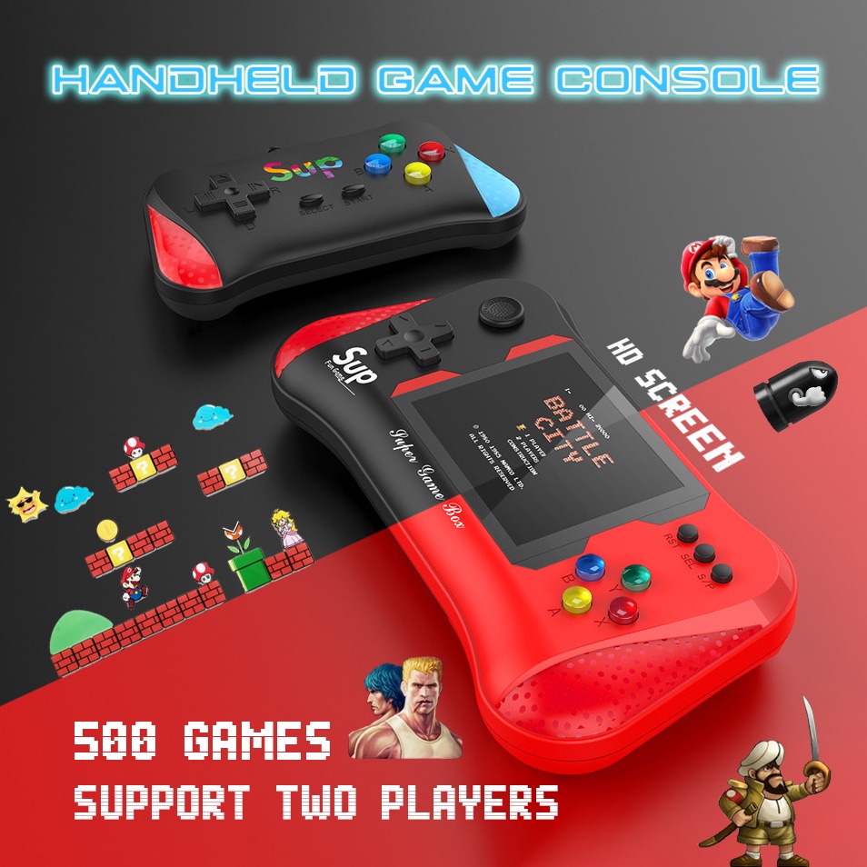 Gameboy 2 handheld game console connected to TV game console, Nintendo ...