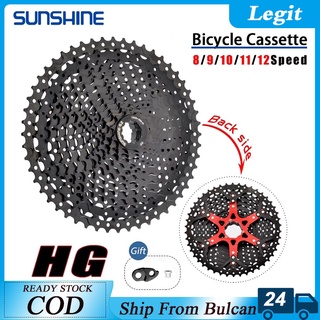 SUNSHINE 8 9 10 11 12 Speed Cogs MTB Mountain Bike Road Bike Cassette ...