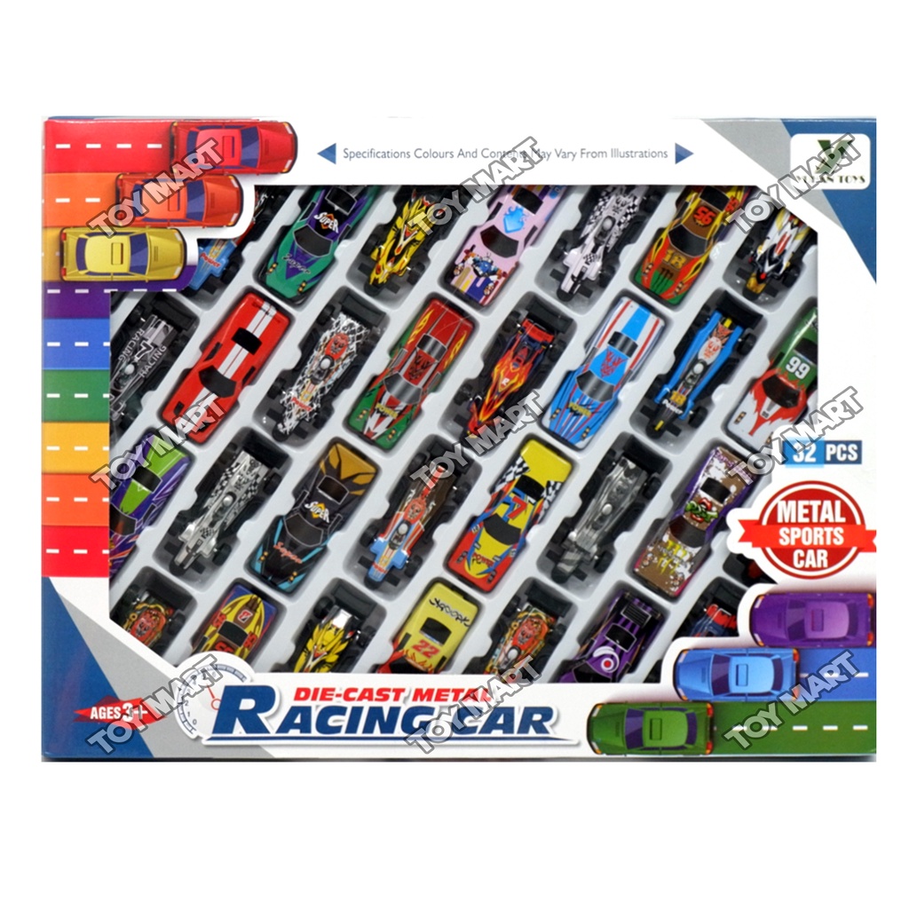 NEW Metal Mini Die Cast Toy Cars for Kids 32 Pieces Children's Alloy ...