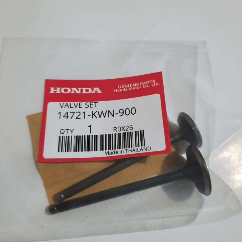 GENUINE- ENGINE VALVE CLICK125i v1,v2 (set intake/exhaust) | Shopee ...