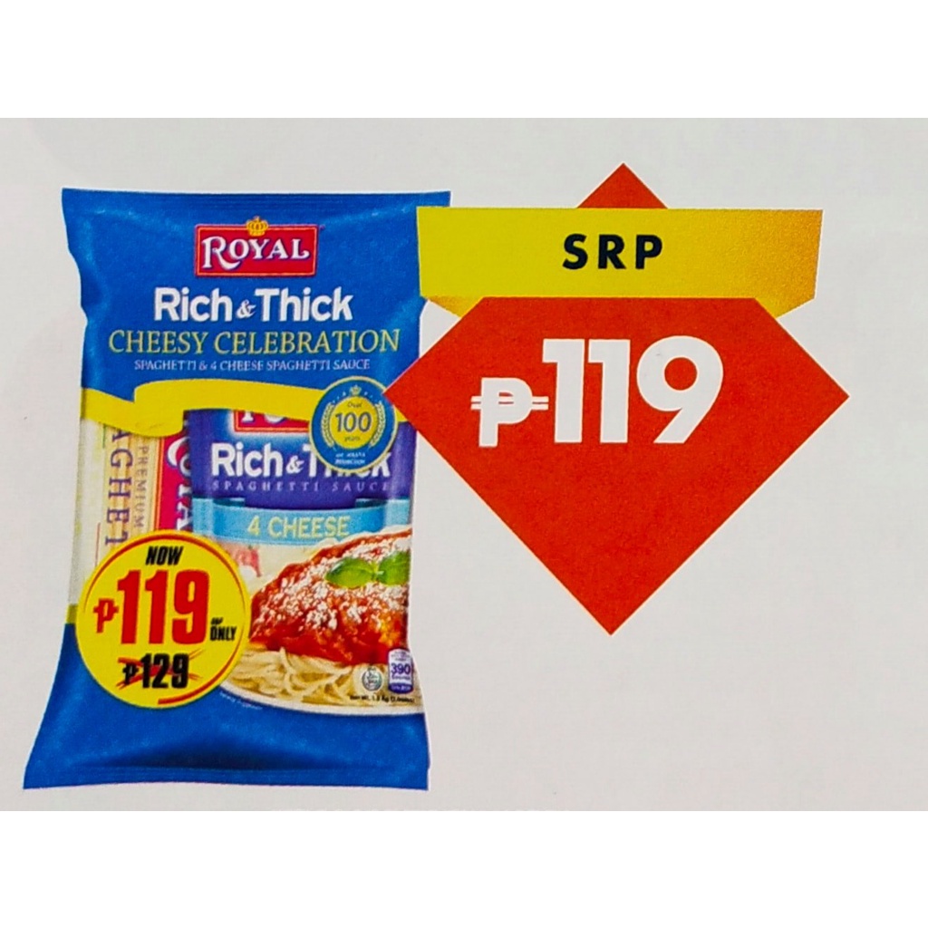 Royal Cheesy Celebration: Royal Spaghetti Pasta 800g + Royal Cheesy ...