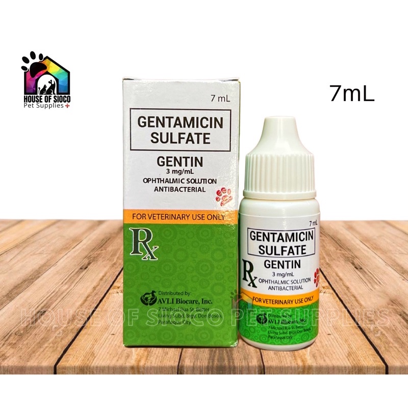 Gentin Eye Drops for Pets 7mL | Shopee Philippines