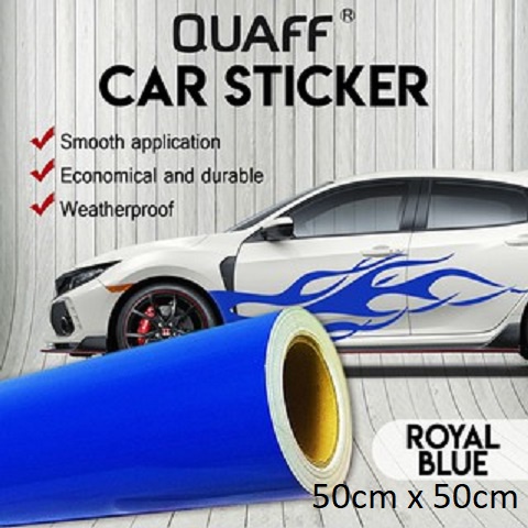 Vinyl Car Sticker Dark Blue Glossy | Shopee Philippines