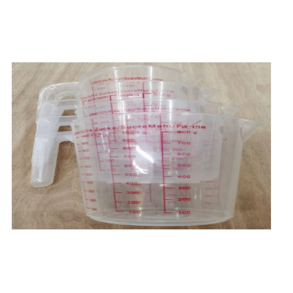 Plastic Measuring Cup with Handle 450ml 600ml 800ml 1000ml | Shopee ...