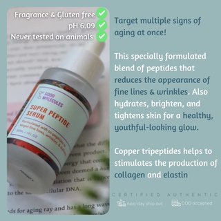 Good Molecules Super Peptide Serum 30ml | Shopee Philippines