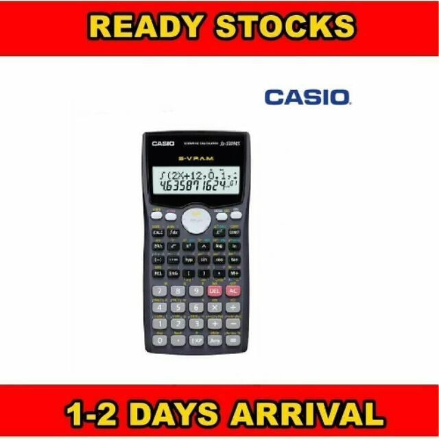 Casio 570 Scientific Calculator fx 570ms FX-570MS (Stock) | Shopee ...