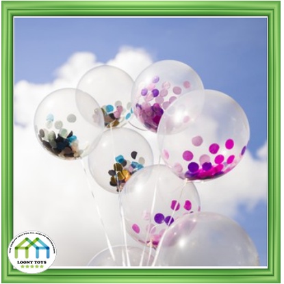 COD Party Needs/Party Supplies/Transparent Balloons With Confetti ...