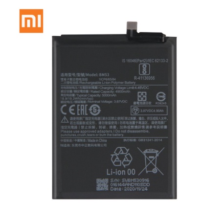 XiaoMi Original Battery BM53 For Xiaomi 10T 10T pro Authentic Phone ...