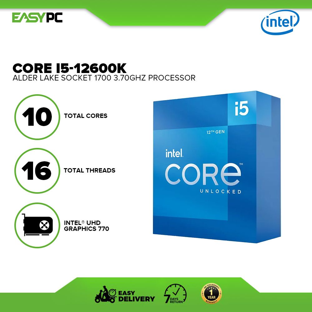 12th Generation Intel Core I5-12600K 3.70GHz CPU | Shopee Philippines