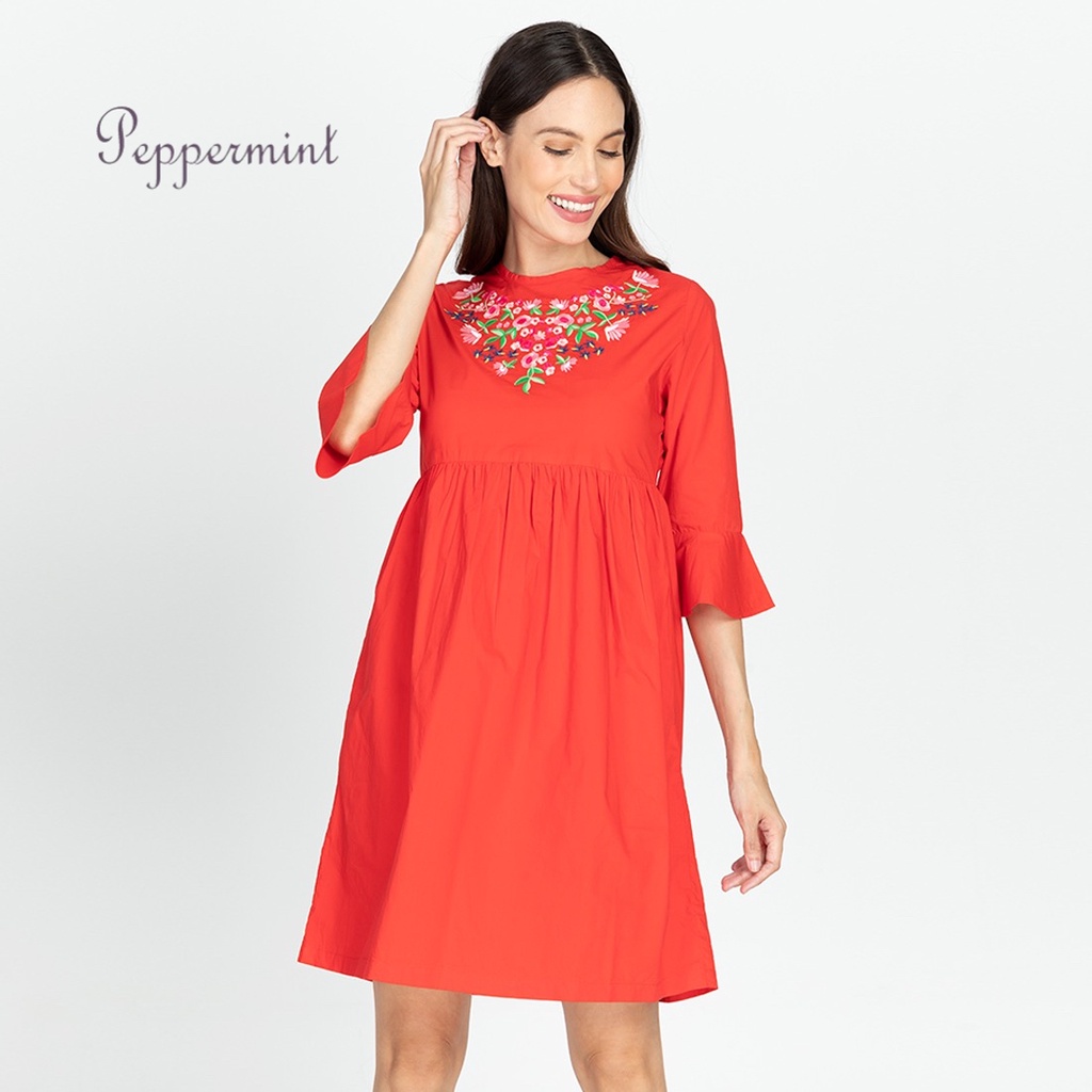 Peppermint Woman Octavia Dress (Red) | Shopee Philippines