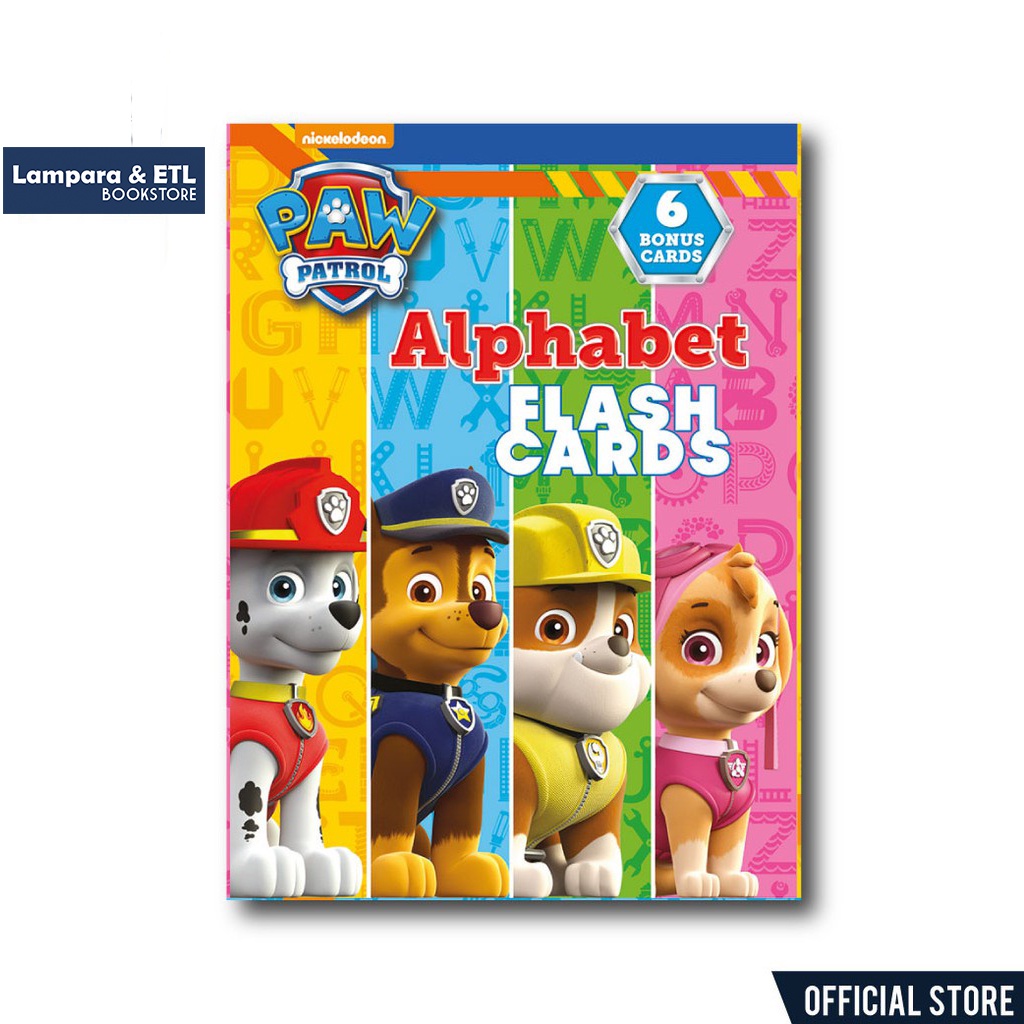 Paw Patrol Alphabet Flash Cards | Shopee Philippines