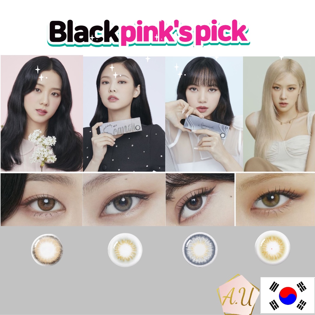 [OLENS] Blackpink one-day contact lens 10 pairs 20 pair blackpink style ...