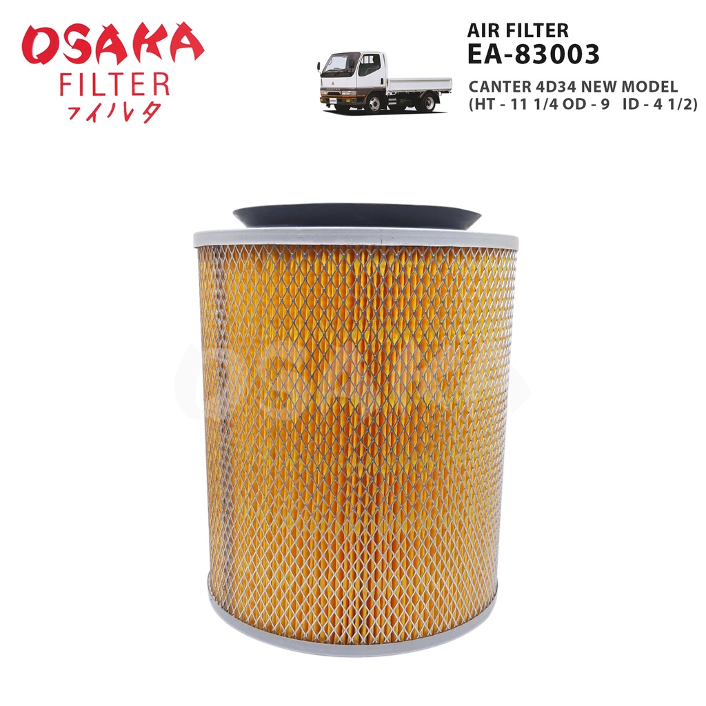 Osaka EA-83003 ME017246 Air Filter for Mitsubishi Canter 4D34, 4M50-T5 ...