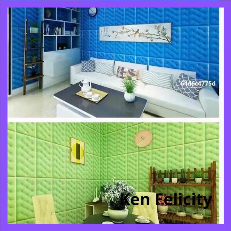 Bricks foam Wallpaper adhesive wall decor Water proof Sticker for ...