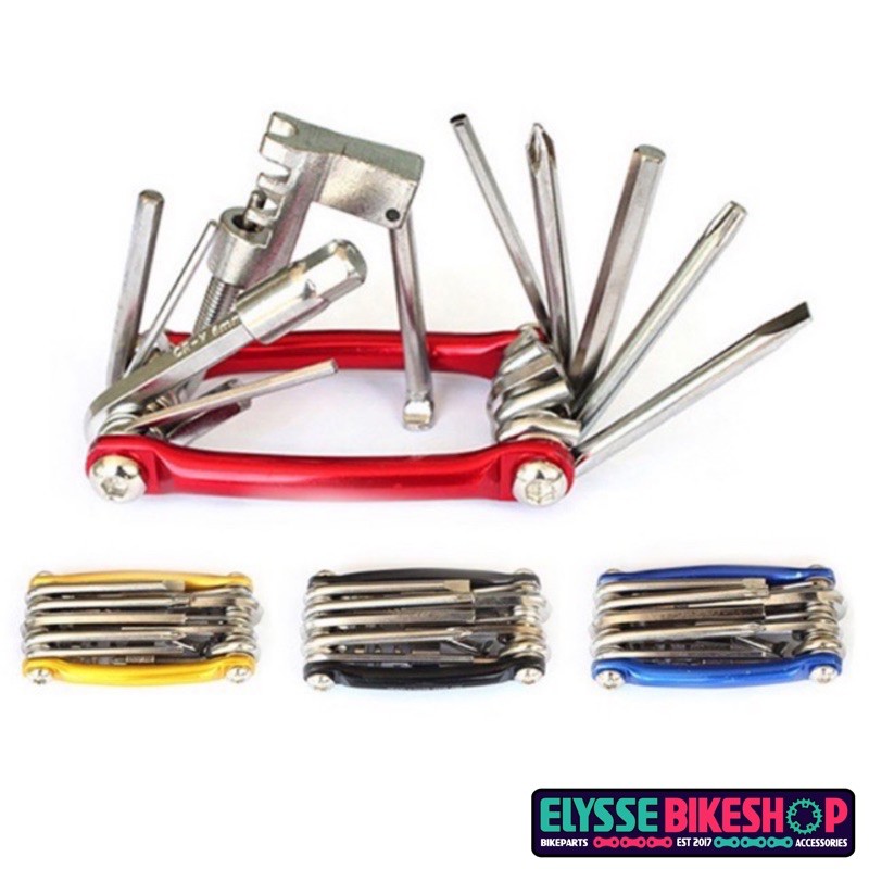 11 in 1 Bike tools with Chain Cutter | Shopee Philippines
