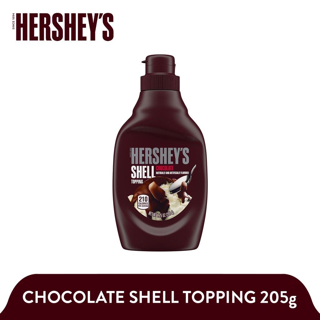 Hershey's Chocolate Shell Topping 205g (7.5oz) | Shopee Philippines