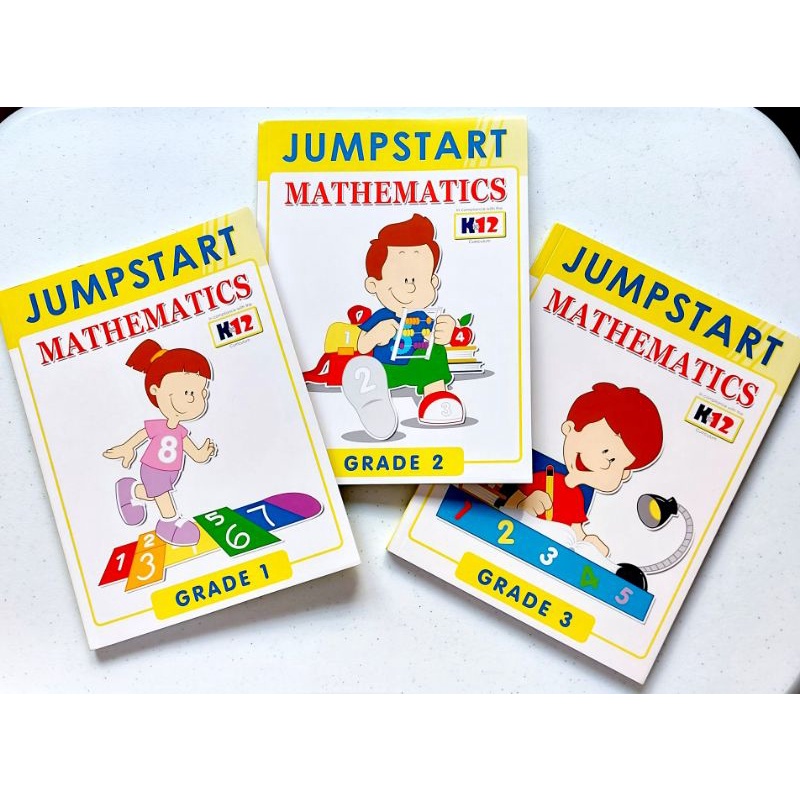 Jumpstart Math Workbooks For Grades 1 to 3 - Adopted for Dep Ed k12 ...