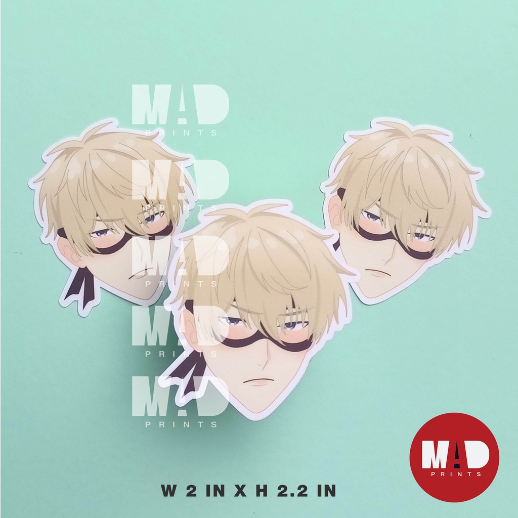 Anime - Spy x Family Loid Gorger Shy Sticker as Bondman Waterproof ...