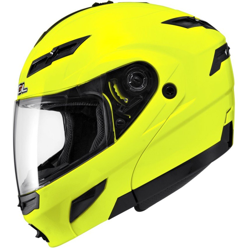 SOL Modular SM-1 Solid Motorcycle Helmet (Neon/Yellow) | Shopee Philippines