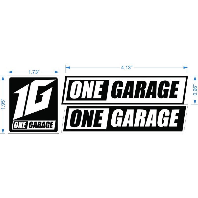 1G Motodeck One Garage Sticker Waterproof Laminated for Motorcycles ...