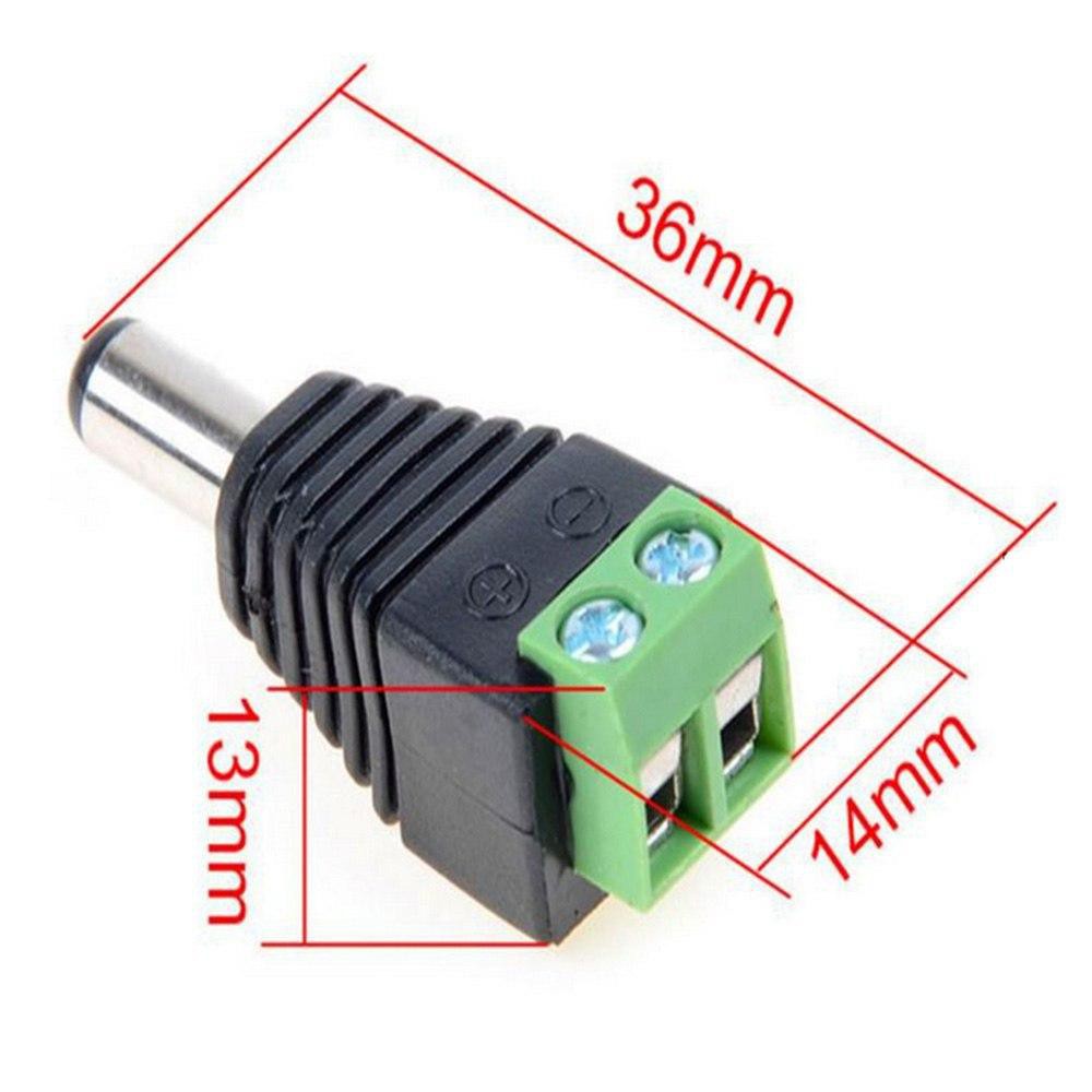 12V DC Male Balun Plug Power Connector | Shopee Philippines