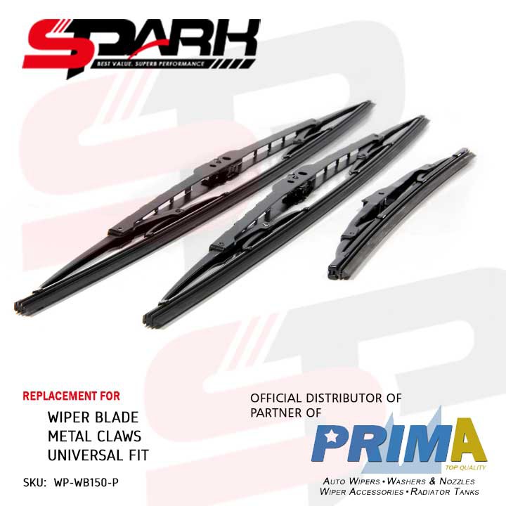 Windshield Wiper Blade Metal Claws 12"-26" All Sizes w/ Adapter for ...