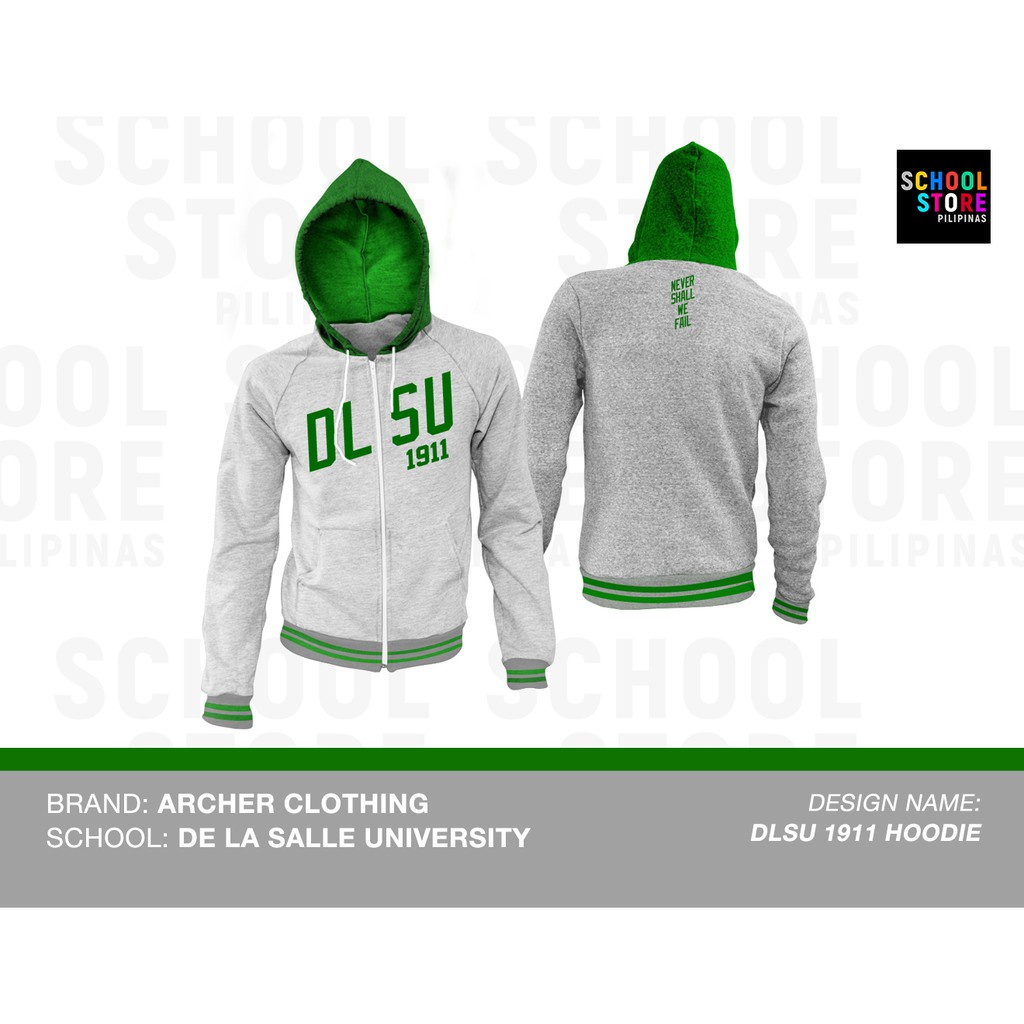 DLSU Green Archers Hoodie - De La Salle University 1911 - ARCHER ...