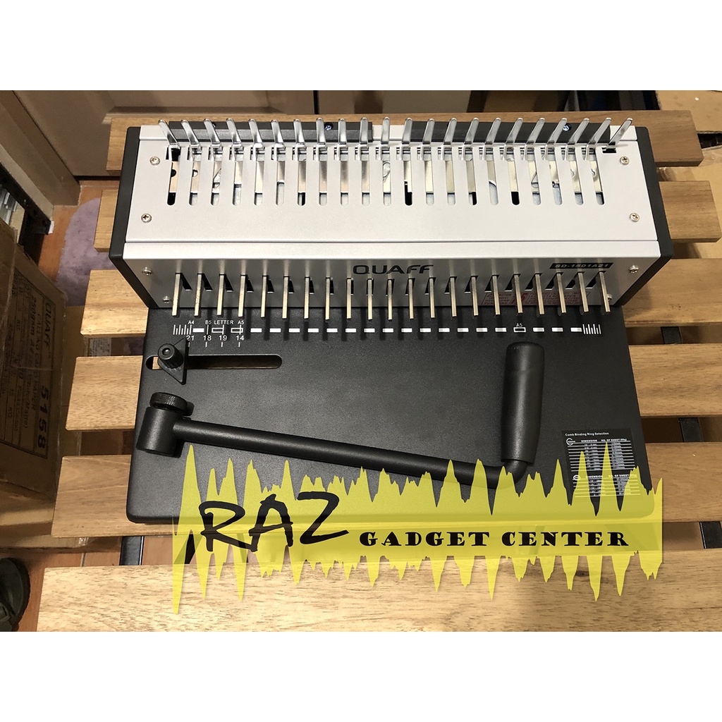 QUAFF Ring / Comb Binding Machine A4 Size Model SD-1501 | Shopee ...