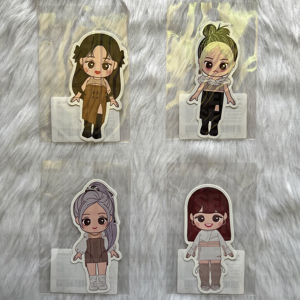 BLACKPINK How You Like That Chibi Dolls Stickers | Shopee Philippines
