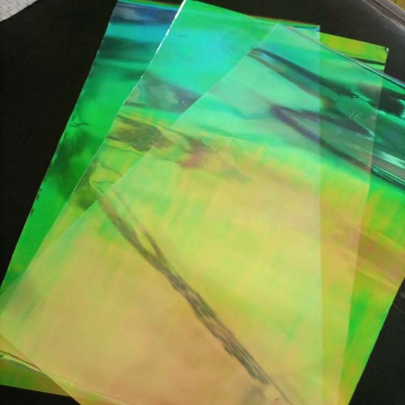 Reflectorized Plastic Sheet / Rainbow Cellophane Retail Cut | Shopee ...