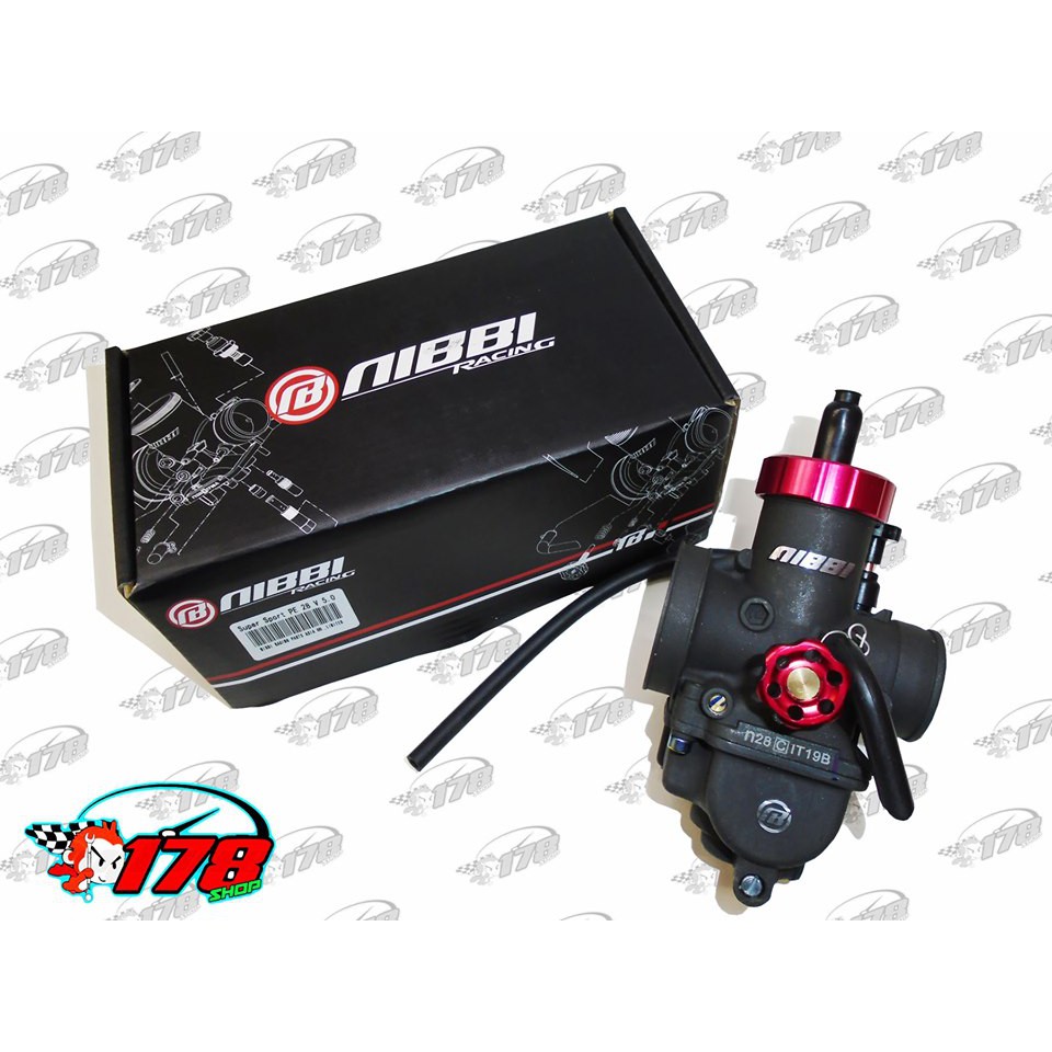 NIBBI carburetor 28mm round pe28(universal) | Shopee Philippines
