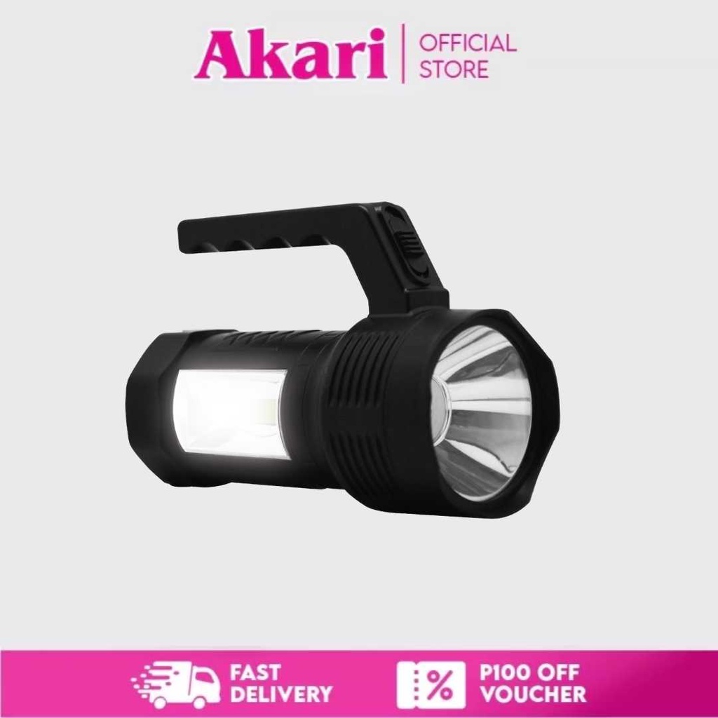 Akari Rechargeable LED Flashlight+Side Lantern (ARFL-K7788) | Shopee ...
