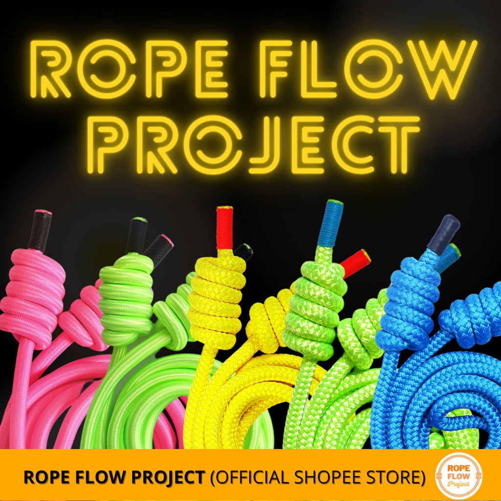 Mid-Weight Flow Ropes | Neon Lumina Butter Bazooka Ibiza | Rope Flow ...