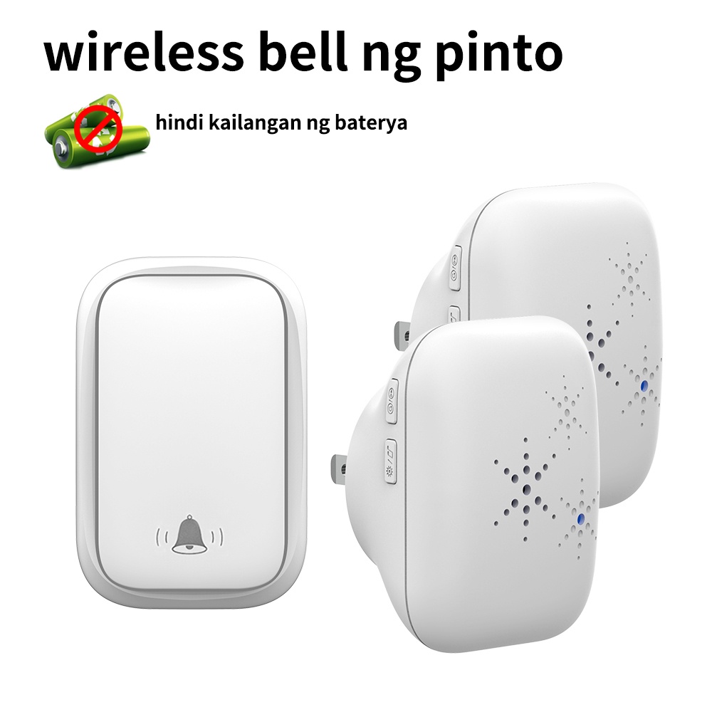 Door bell wireless doorbell battery-free waterproof doorbell 38 ...