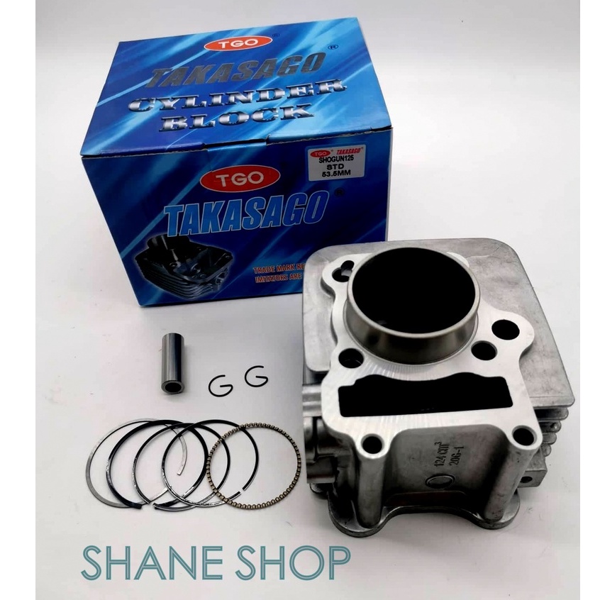 TAKASAGO Cylinder Block for Shogun 125 STD 53.5 (w/ out gasket same as ...