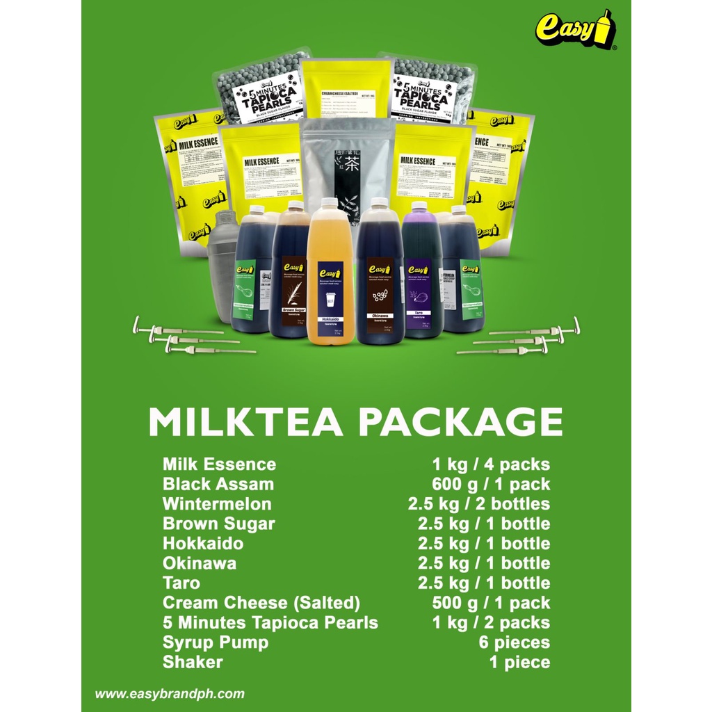 EASY BRAND - Milk Tea Business Package | Shopee Philippines