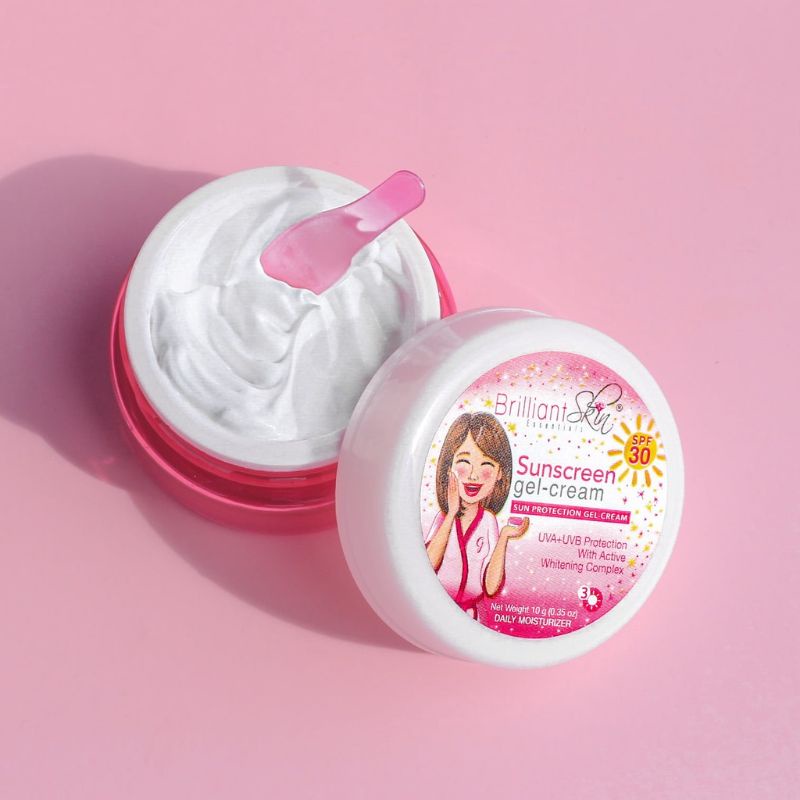 BRILLIANT SKIN SUNSCREEN GEL CREAM 10G | Shopee Philippines