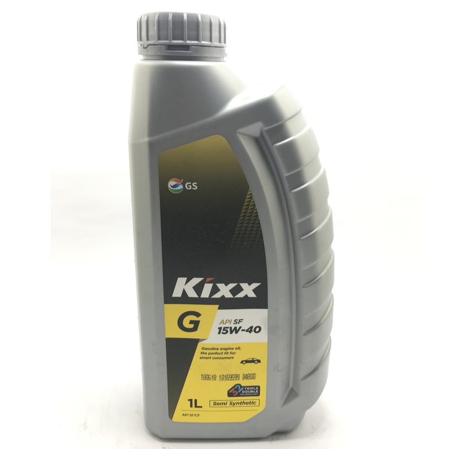 GS Oil Kixx Semi synthetic gasoline engine oil 1 liter | Shopee Philippines