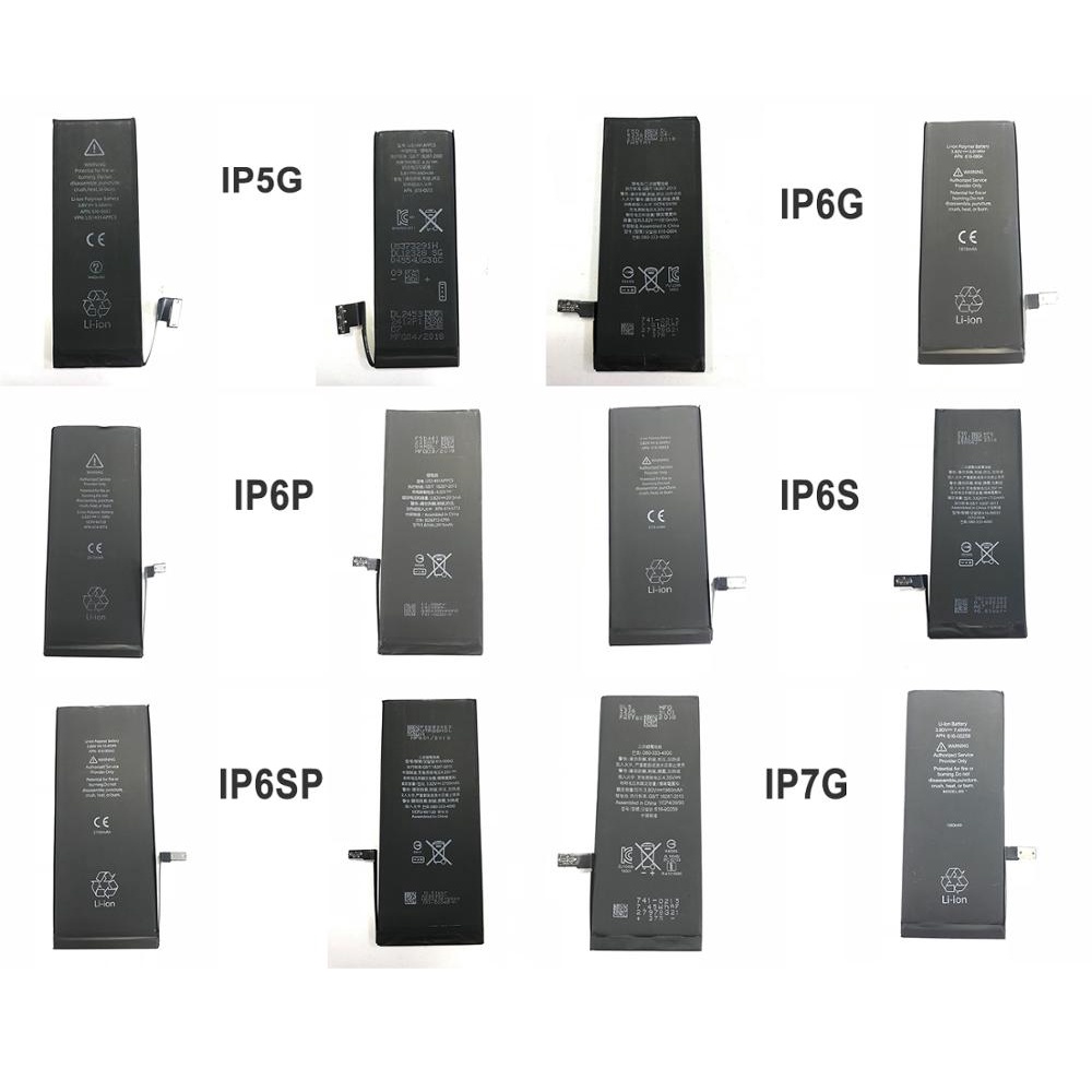 Battery For 5G 5S 6G 6S 6PLUS 6SPLUS 7G 7PLUS 8G 8Plus iP X iP XS iP XR ...