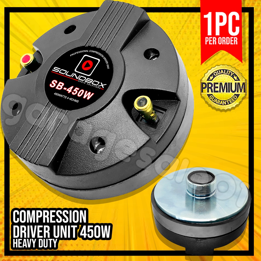 SOUNDBOX Compression Driver Unit 450W Heavy Duty (JBL/Peavey Quality ...
