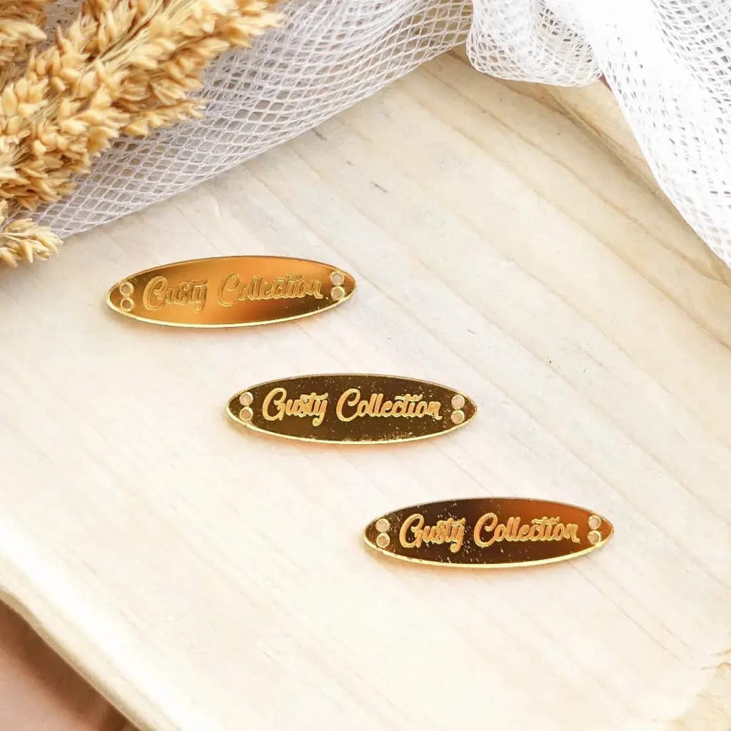 Acrylic Hijab Label / Acrylic Label / Custom Acrylic Brand Label FREE ...