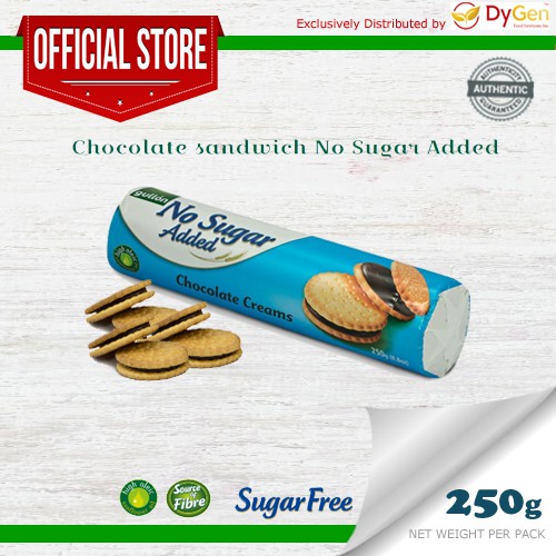 Gullon No Added Sugar Choco Sandwich Cookie 250g Shopee Philippines