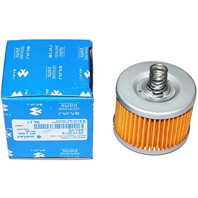 Motorcycle oil filter BAJAJ/CT100 (genuine) | Shopee Philippines