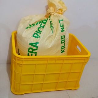 3 pcs Heavy Duty Plastic Crates Large 20x14x12inches , Closed Crate ...