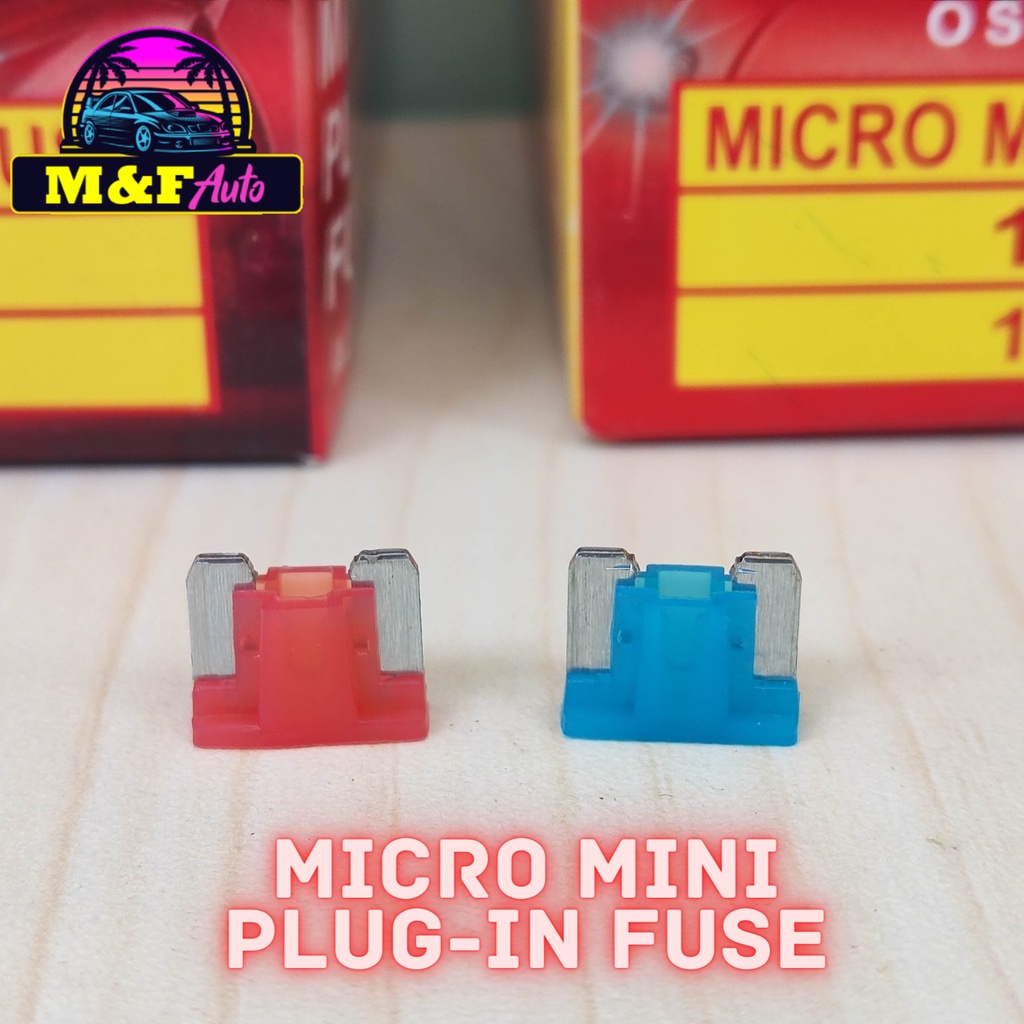 CIRCUIT MICRO MINI PLUG IN FUSE 7.5A 10A 15A 20A 25A | Shopee Philippines